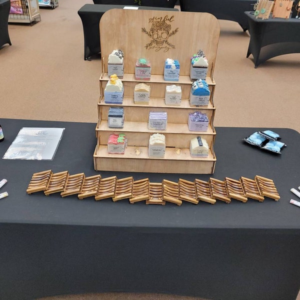 Laser Cut Display Stand SVG Files: 3 Designs (digital Download) - Etsy