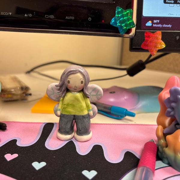 Marceline Adventure Time Figurine Adventure Time Trinket Handmade ...