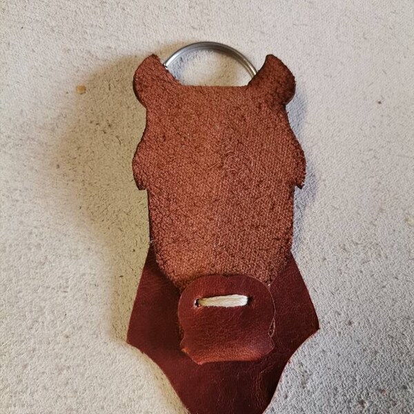 Leather Western Farm Animal Keychain SVG | Cow Key Fob | Horse, Bull ...