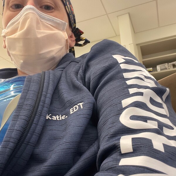 Emergency Nurse Jacket ER Rhythm Department Nursing Embroidered Custom ...