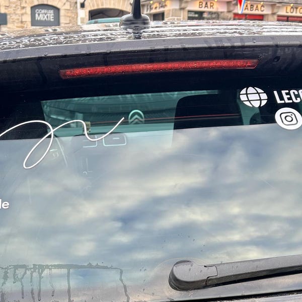 Car Advertising Sticker LOGO, Instagram / Vehicle Marking - Etsy