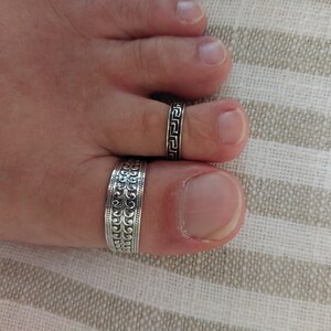 Templar Toe Ring Big Toe, Toe Ring Real Silver, 925 Sterling Silver ...