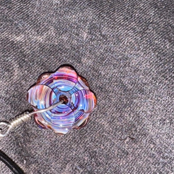 Borosilicate Implosion Pendant, Hand Blown Glass Frit Implosion ...