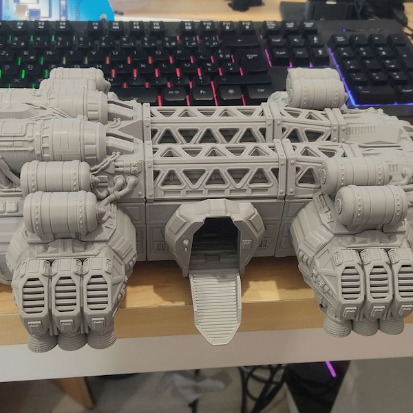 Sci Fi Grasshopper Spaceship 3d Printed Kill Team, 28mm Wargaming ...