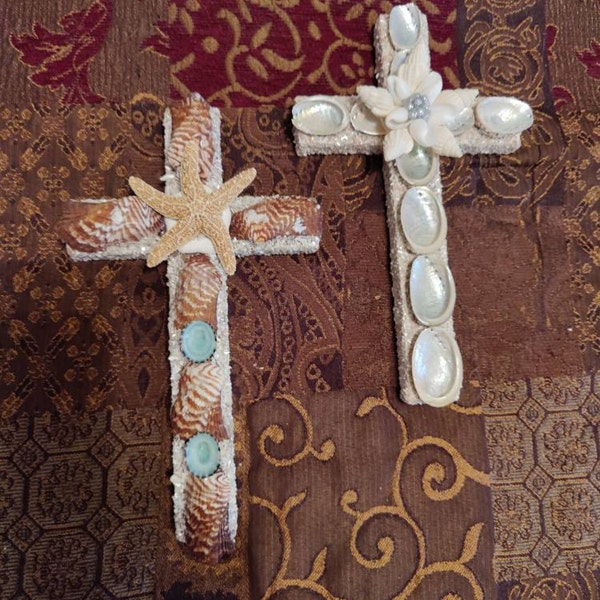 Seashell Beach Wall Cross-coastal Home Wall Decor - Etsy