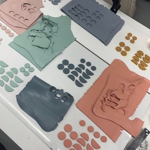 Polymer Clay Color Recipe Shades of Pink Polymer Clay | Etsy