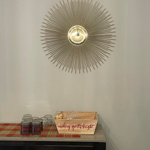 Rust Large Wall Clock Rust Game Metal Modern Wall Clock Copper | Etsy