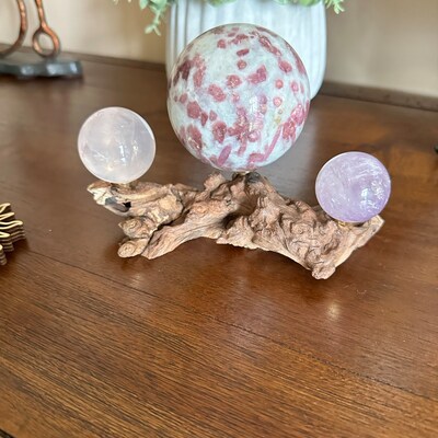 Large Polished Star Rose Quartz Sphere - Etsy