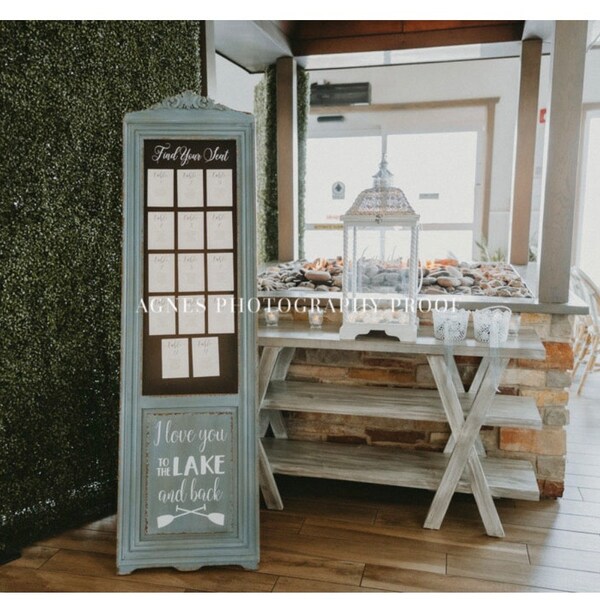 Wedding Seating Table Cards, Poster, Elegant Calligraphy Display 100% ...