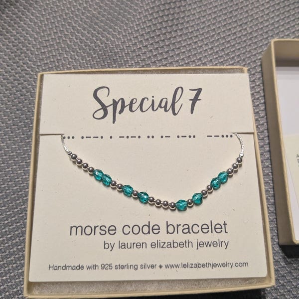 Custom Morse Code Bracelet - Birthday Gift for Best Friend ...