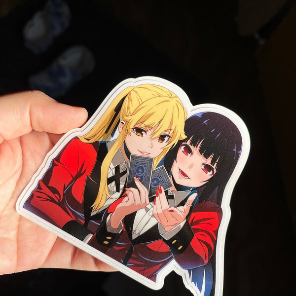 Yumeko and Mary Vinyl Sticker Love, Kakegurui Anime Stickers Laptop ...