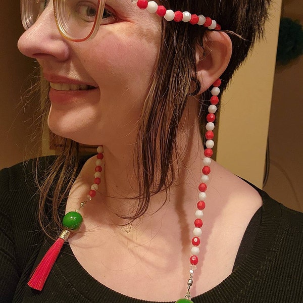 Beaded Eyeglass Arms, Fun Glasses Chain, Custom Options, Eye Glasses ...