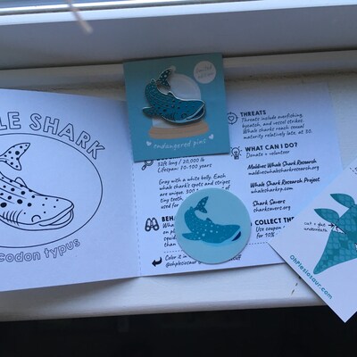 Whale Shark Pin - Etsy