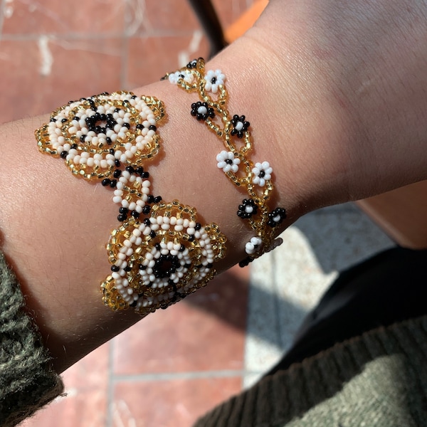 Flower Anklets (ankle Bracelet) - Mexican Huichol Chaquira - Etsy