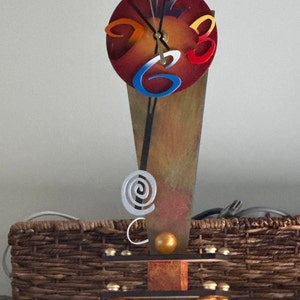 CRESCENT 2-very Cool Clock-modern Wall Clock-swinging Pendulum Clock ...