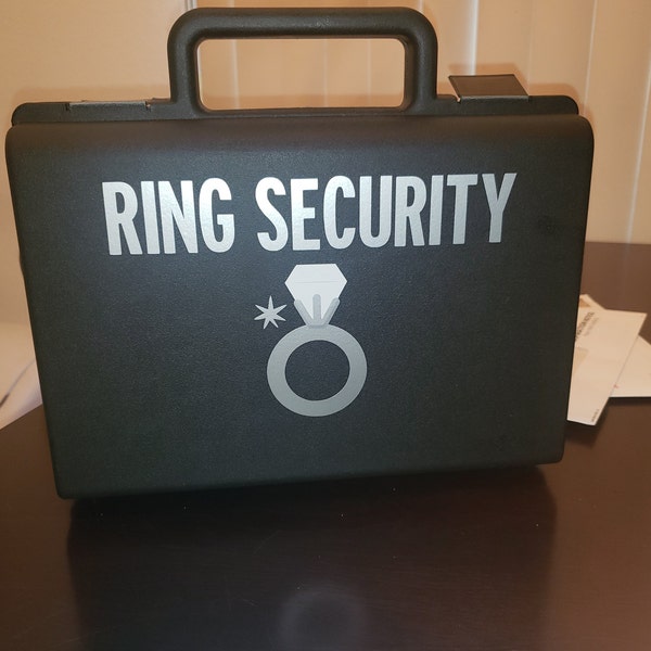 Ring Security Briefcase Plus Sunglasses, Ring Bearer Briefcase, Ring ...
