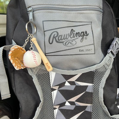 Baseball Key Chain Mini Baseball Set Bag Tag Custom for Baseball Game ...
