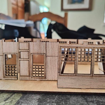 1:48 O Scale assembled Two Story House, Miltion Villa. - Etsy