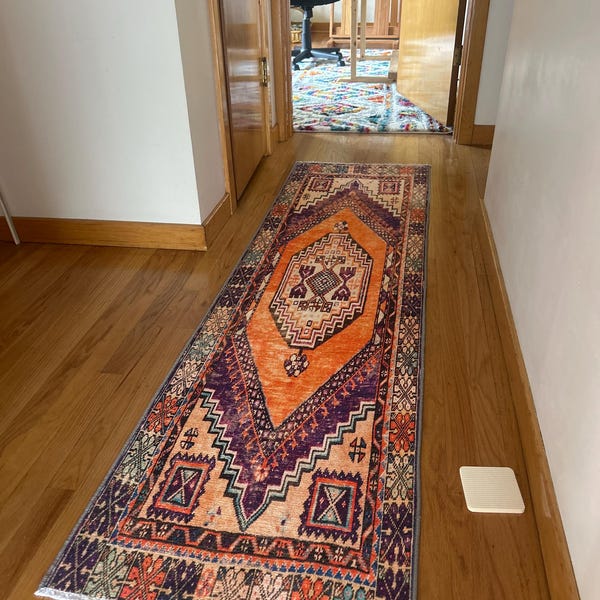 Stairs Step Cover, Stair Treads Set, Ethnic Rug, Farmhouse Rug, High ...