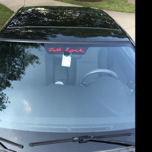 The Pink Opaque Vinyl Sticker, I Saw the TV Glow - Etsy