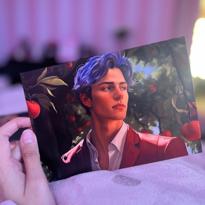 Jacks Blue Hair Photo Print Once Upon A Broken Heart - Etsy