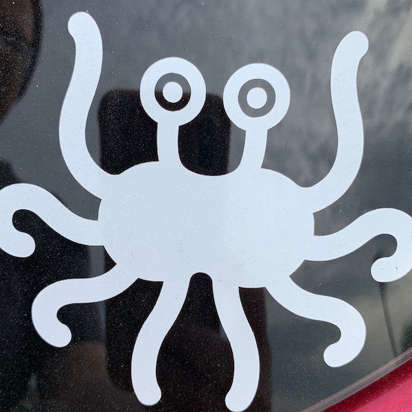 FSM Flying Spaghetti Monster Fish Logo SVG Vector Graphics - Digital ...