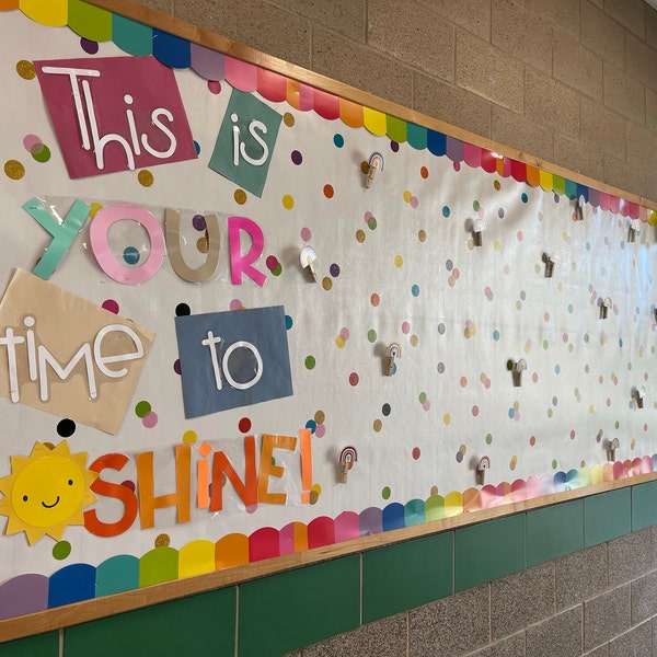 Teacher Ready Made Bulletin Board/your Time to Shine/sun/elementary ...