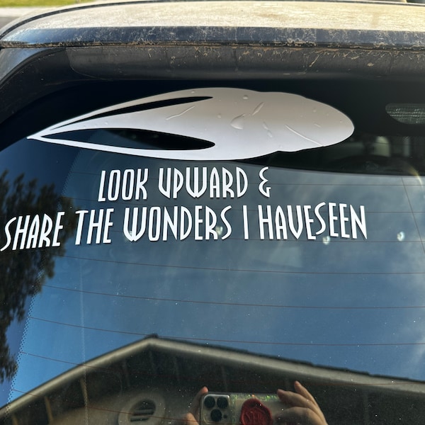 Large Farscape Moya and Talyn Vinyl Decals With Text | John Crichton ...