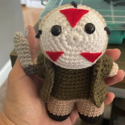Pattern Only Halloween Horror Icon Inspired Jason Crochet Amigurumi ...