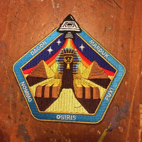 Sphinx Central NAZCA Ancient Astronaut Mission Patch Sphinx Ancient ...