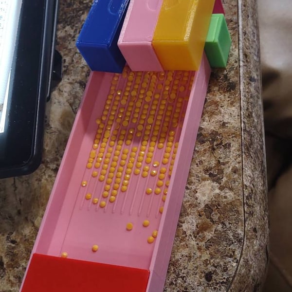 Drill Tray + Interchangable Containers 3D Printed for Diamond Painting ...