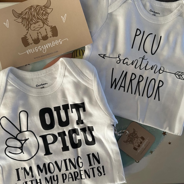 Peace Out NICU Baby Onesie®, NICU Baby Outfit, Preemie Baby Clothes ...