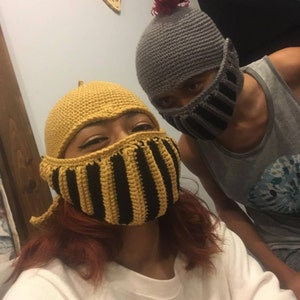 Crochet Pattern Chain Mail Coif Hat - Etsy