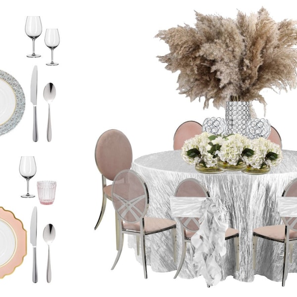 SAMPLE PACK Wedding Event Decor Mockup Party Backdrops Planning Planner ...