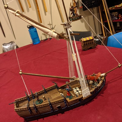 Dnd Sloop Ship Sea Vessel Pirate Sailor Fleet Boat Tabletop Scatter ...