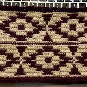Berber Afghan Overlay Mosaic Crochet PATTERN Digital Download in ...