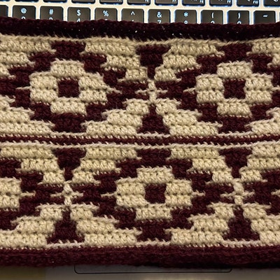 Berber Afghan Overlay Mosaic Crochet PATTERN Digital Download in ...