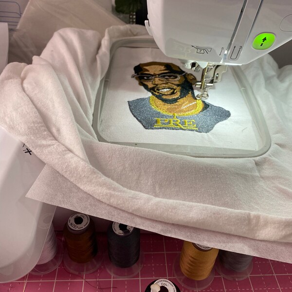 Rapper #4 Embroidery File Multiple Size Dst,jef,pes,xxx,vp3,hus,sxp,csd ...