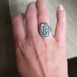 Centaur Chiron Mythology Jewelry Silver Signet Ring | Etsy
