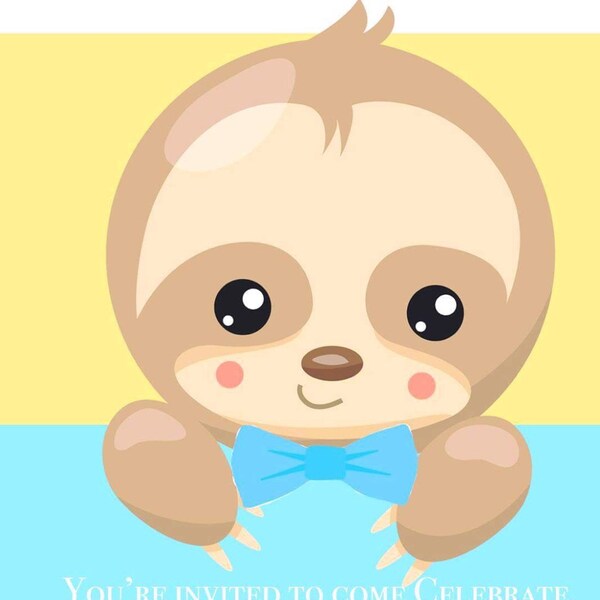 Sloth Clipart Commercial Use, Animal Vector Graphics, Easter Digital ...