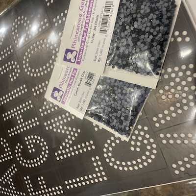 Magnetic Rhinestone Template PATTERN GRADIENT - Etsy