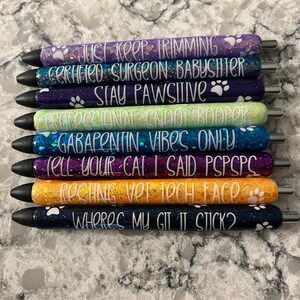 Glitter GEL Pens Inkjoy Gel Pens 0.7 Personalized Inkjoy - Etsy