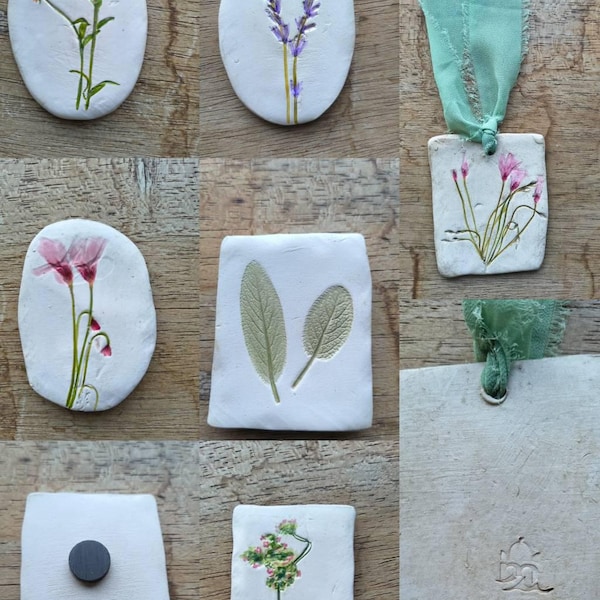 Personalized Placeholder With Ceramic Flowers for Weddings, Events and ...