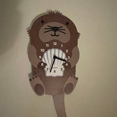 Helicopter Pendulum Clock Kids Room Decor Nursery Decor Silent Clock ...
