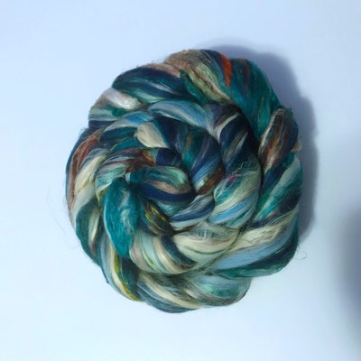 ART BATT, fancy Brown, Sepia Chocolate Cocoa Rust Mocha Cinnamon Merino ...