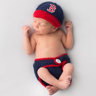 Baby Boy Baseball Cap Baseball Cap Crochet Chicago Cubs Hat Newborn ...