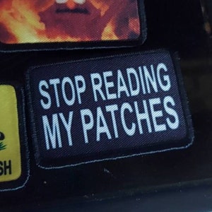 Psycho Smile Wojak Creepy Meme 2x3 Morale Patch With Hook and Loop ...