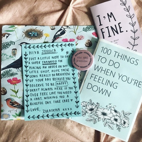 I'm Fine: Coping With Depression Zine Self Harm, Depression, Eating ...