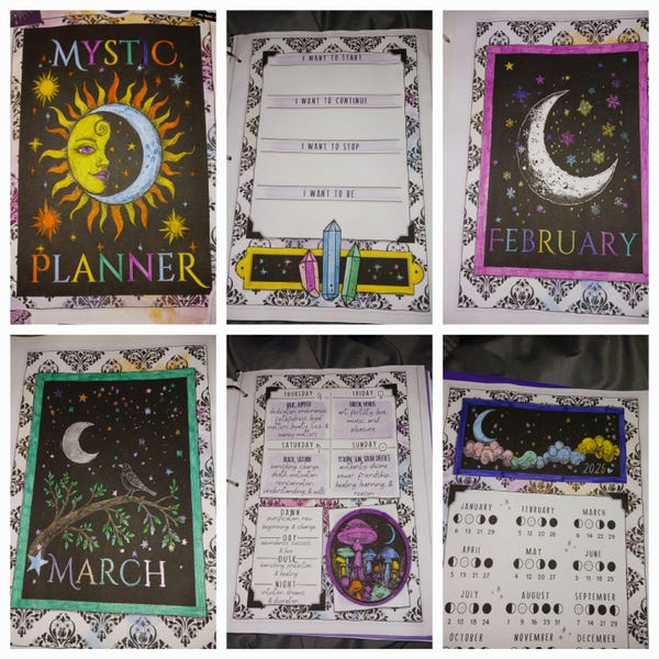 The Ultimate Moon Journal | Moon Phase Planner | Manifesting | Moon ...
