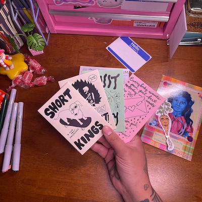 Choose 4 Zines Illustrated Mini Zine Bundle - Etsy